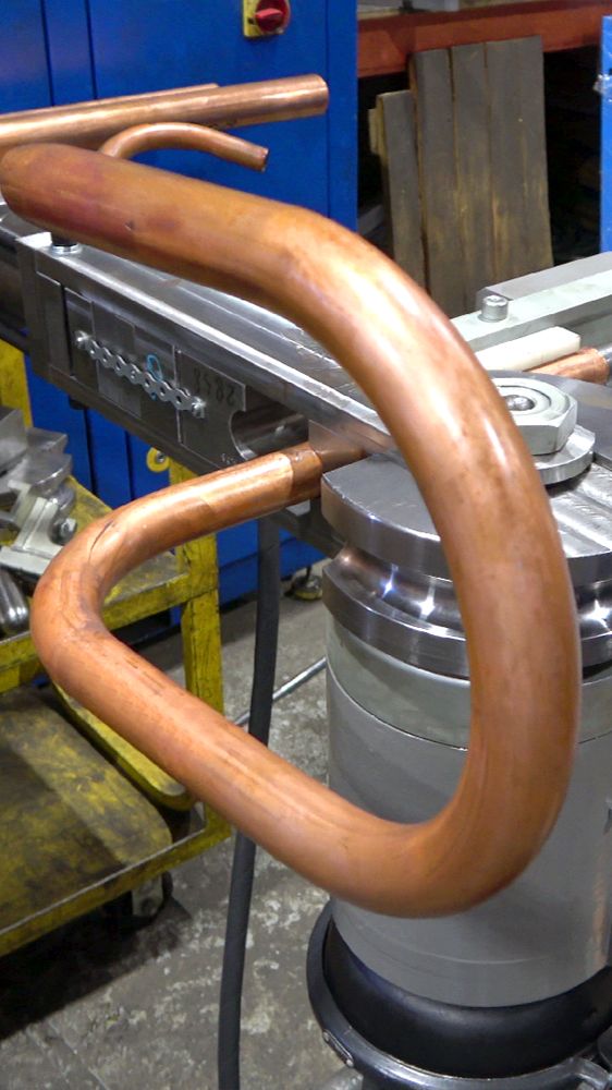 Трубогиб чпу для медных труб c MASTER