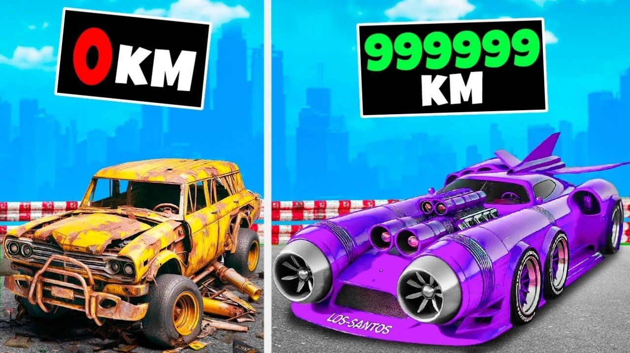 Прокачал тачку нуба в ламбу бога в гта 5 онлайн ! - апгрейд в gta 5 online