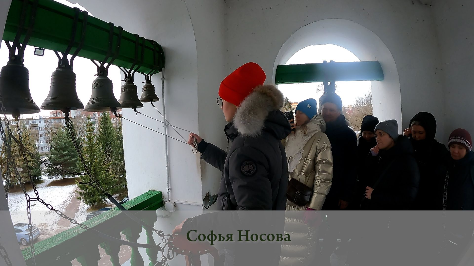 Колокольный звон, Софья Носова. Колокольня храма Жён Мироносиц (Псков), 9.01.2025