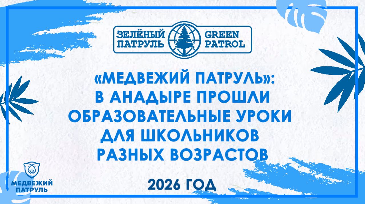 «Медвежий патруль»: В Анадыре прошли образовательные уроки для школьников разных возрастов