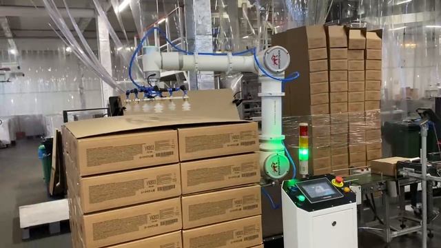 2 установки паллетизации за 4 дня