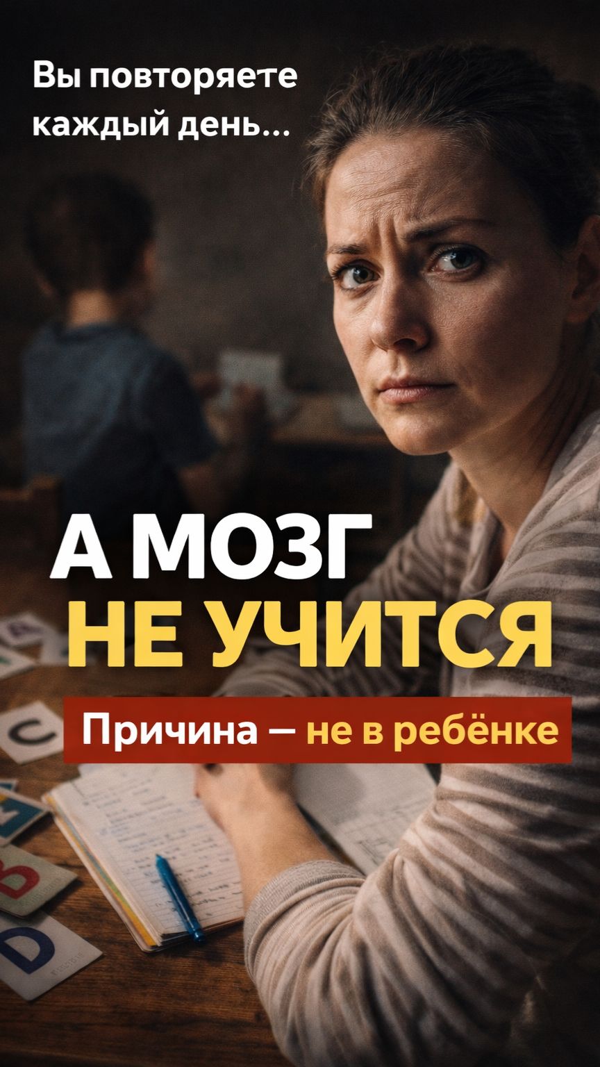 1 причина, почему ребёнок не запоминает слова — проверьте это сегодня (+ план ритма).