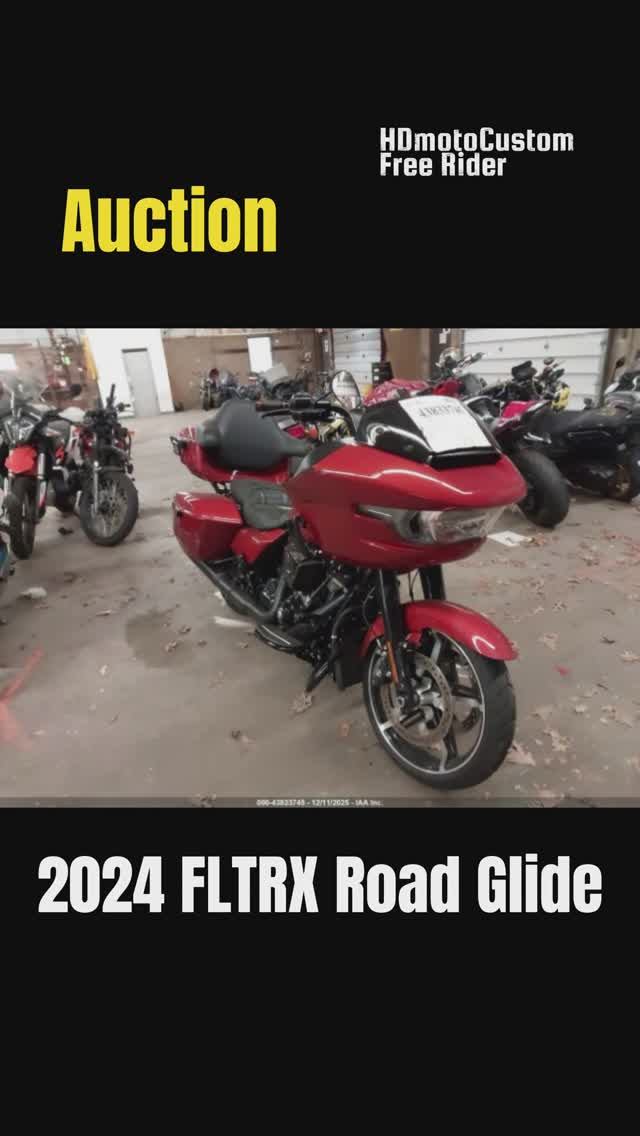 МотоАукцион Harley 2024 FLTRX ROAD GLIDE Milwaukee-Eight 117 #harley