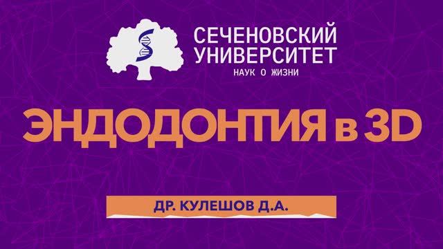 Образовательный курс для стоматологов. Эндодонтия в 3D. Др. Кулешов Д.А.