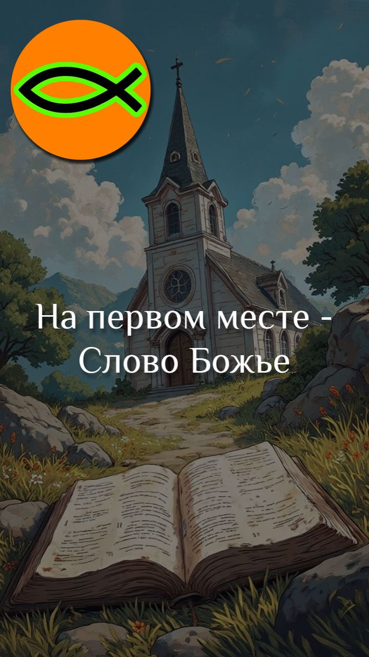 На первом месте - Слово Божье