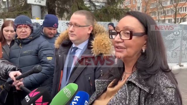 Маргарита Гаврилова.  Интервью с журналистами у стен Хорошевского районного суда. (02.03.2026)