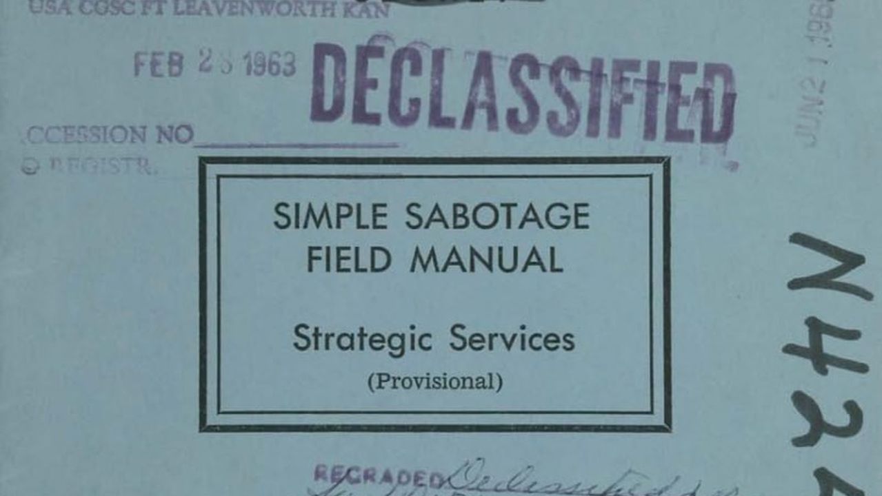 B119. Диверсии на коммуникациях