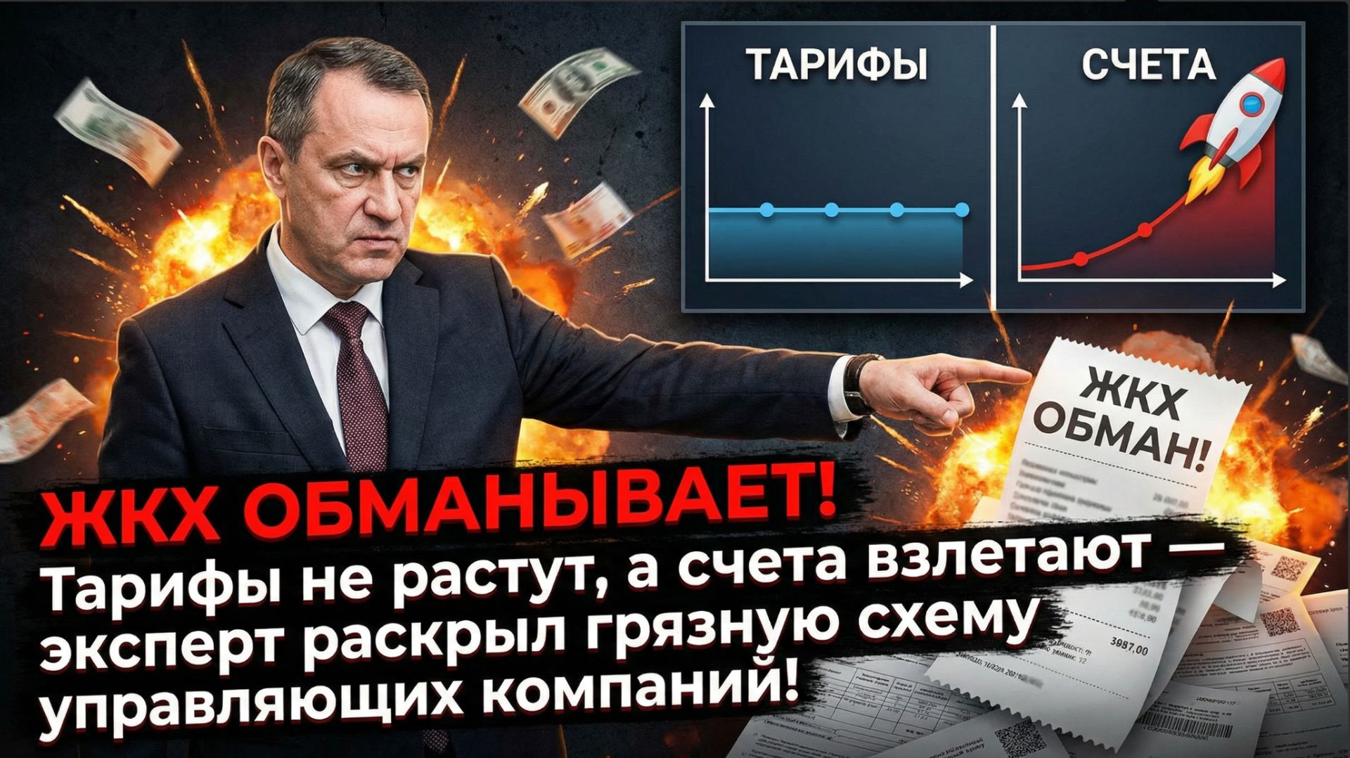 💥 ЖКХ ВЗЛЕТАЕТТ! Тарифы В КОСМОЕ, а счета взлетают —Грязные СХЕМЫ управляющих компаний!