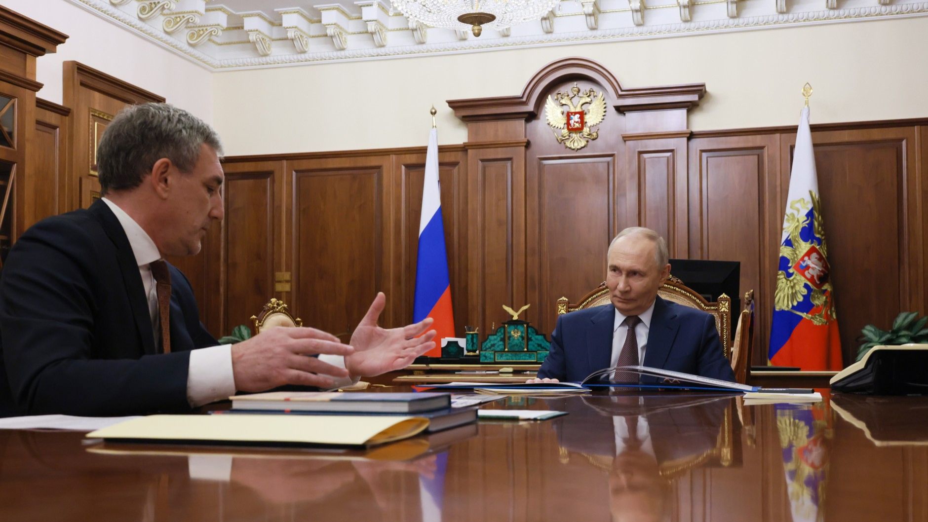 Владимир Путин встреча с губернатором Амурской области Василием Орловым, 2 марта 2026 года