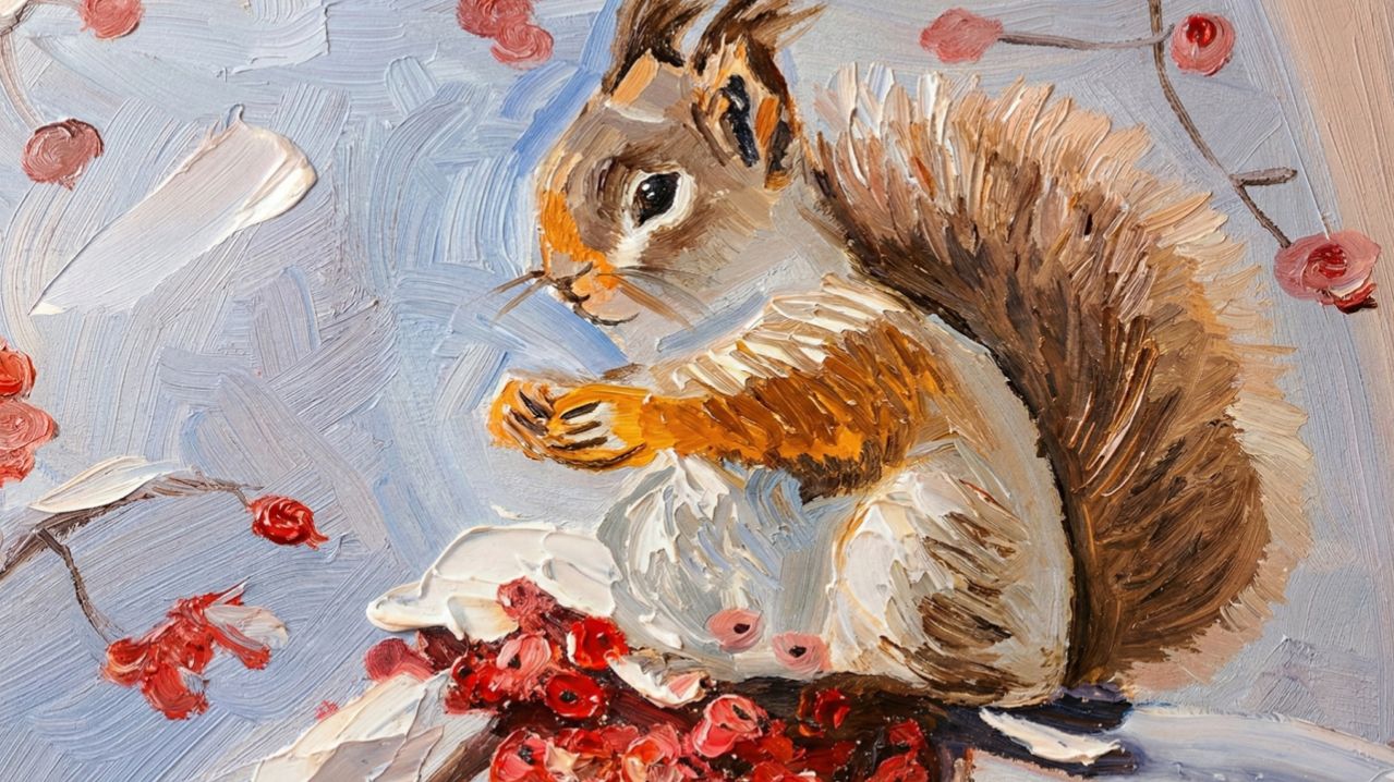 "Зимний завтрак". Федорова Екатерина. Фестиваль "Конфетти искусств"