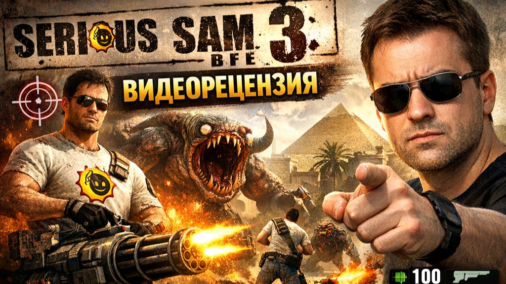 Serious Sam 3: BFE - Видеорецензия Kanobu | PS3 (2011)