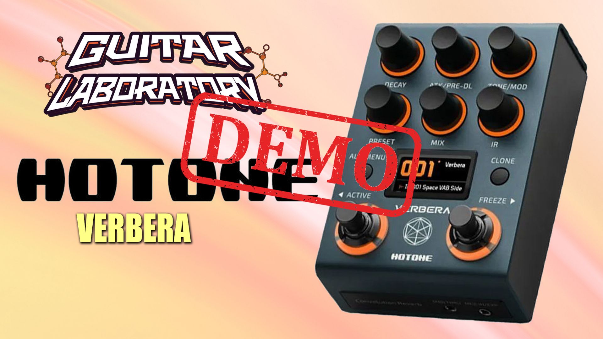 Педаль эффектов Hotone Verbera - демонстрация звучания