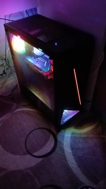 Мой Корпус ExeGate (Ночью)