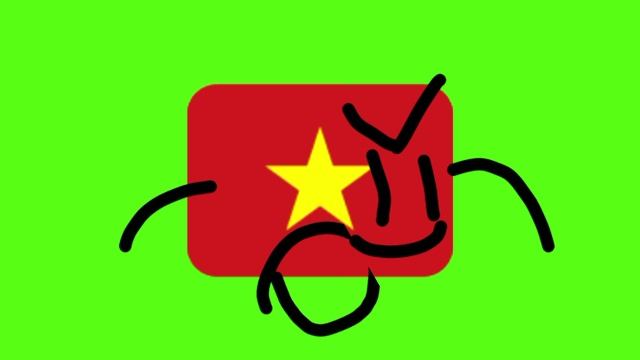 Вьетнам бежит футаж (он будет догонять)