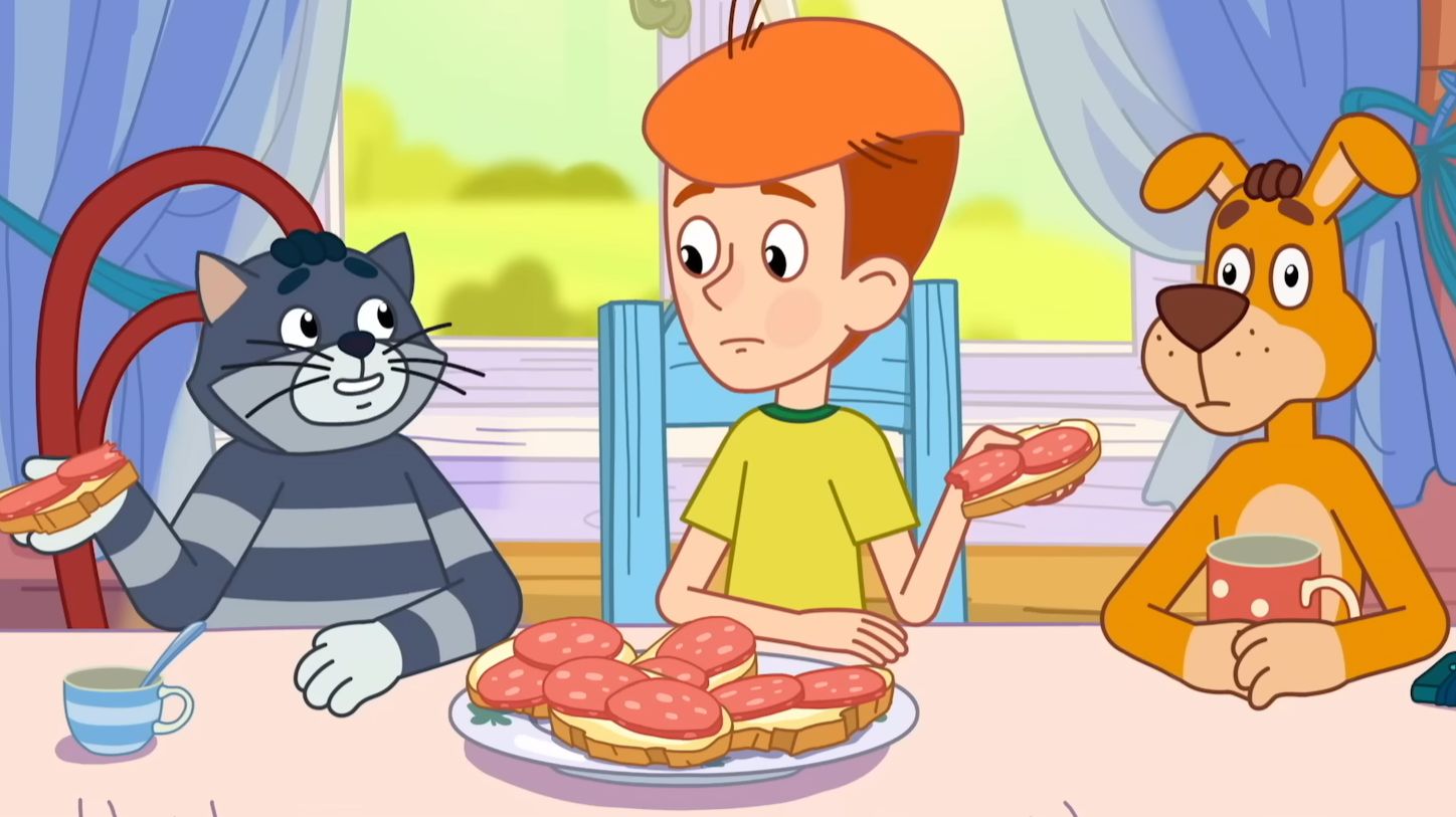 Простоквашино Мультфильм | Мотроскин познает Мир | Простоквашино Смотреть | Развивающая Игра