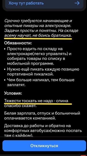 «Вот как надо звать на работу!»