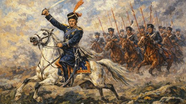 Эх, Платов-атаман, наш батька удалой!