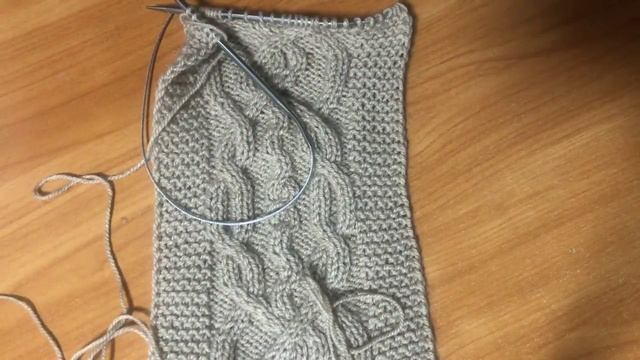 "Аран" спицами для ваших изделий. Можно как оформление