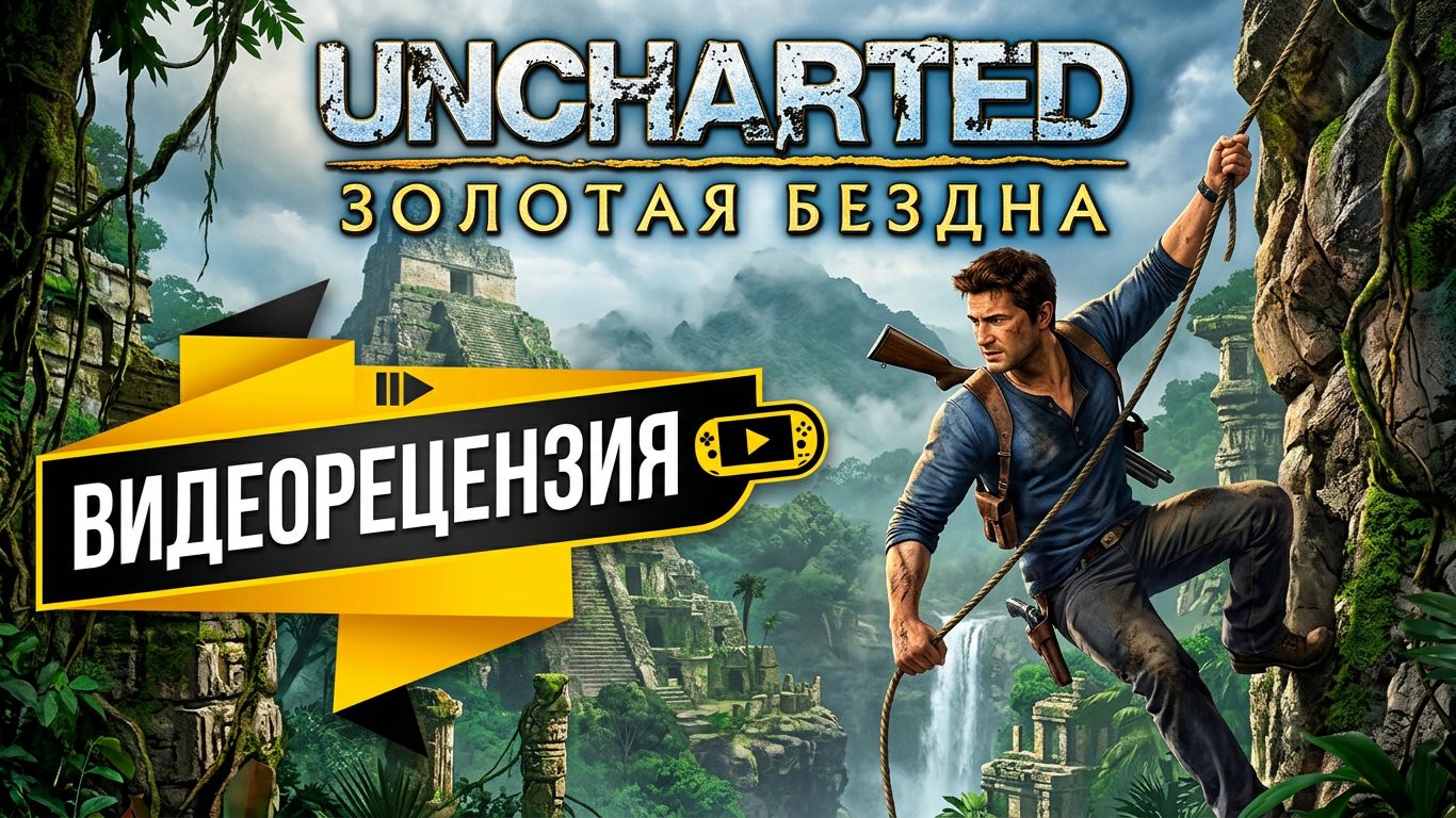 Uncharted: Золотая бездна - Видеорецензия Kanobu | PS Vita (2011)