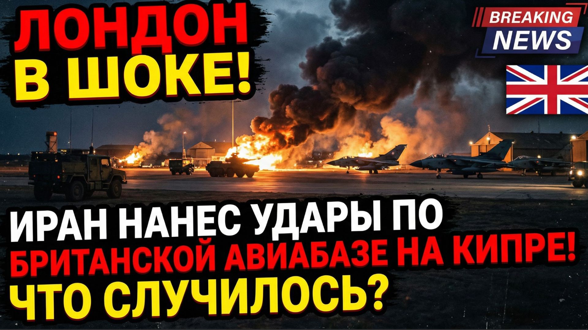 Лондон В ШОКЕ! Иран Нанес Удары по Британской Авиабазе на Кипре! Что случилось