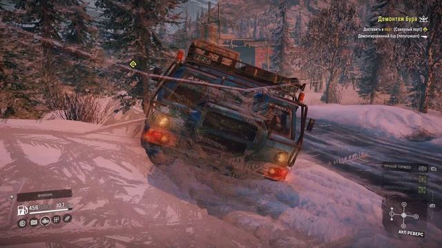 прохождение Snowrunner Аляска (США) часть 22 без комментариев