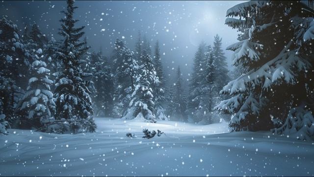 Сильная снежная буря — Белый шум для глубокого сна — 3 часа