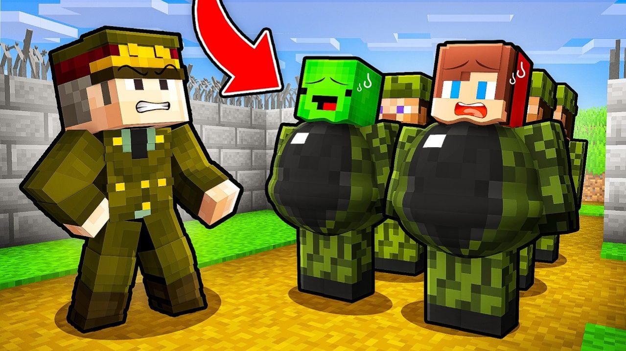 ТОЛСТЫЙ ДЖЕЙ ДЖЕЙ И МАЙКИ ПОПАЛИ В ЛАГЕРЬ - МУЛЬТИКИ ПРО МАЙНКРАФТ