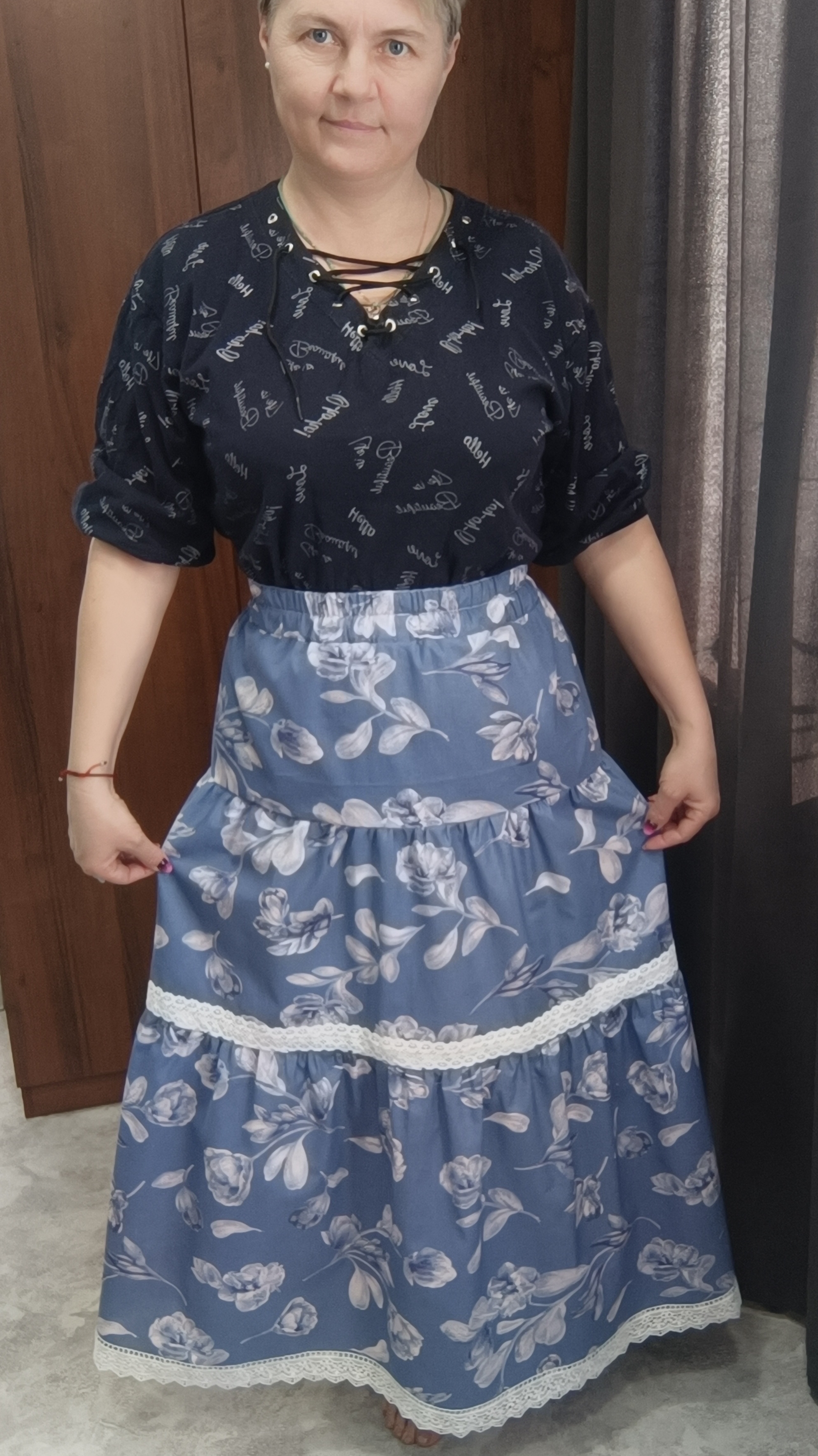 Юбка в славянском стиле