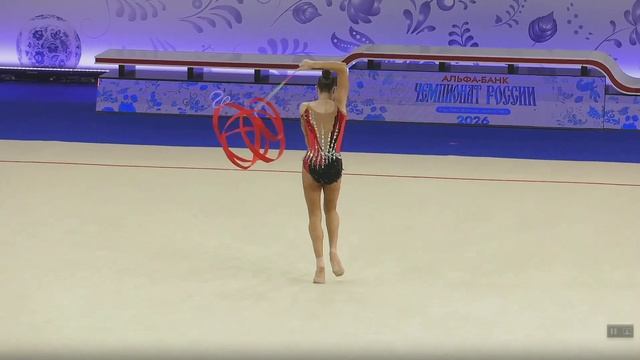 Карина Киреева. Квалификация. ЧР 2026. Лента