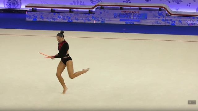 Лала Крамаренко. Квалификация. ЧР 2026. Булавы