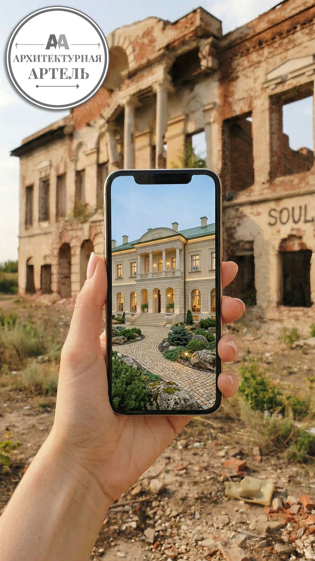 Технологии в действии. Примерка фасада в AR #dvaa #дизайн #фасад #дом #приложение