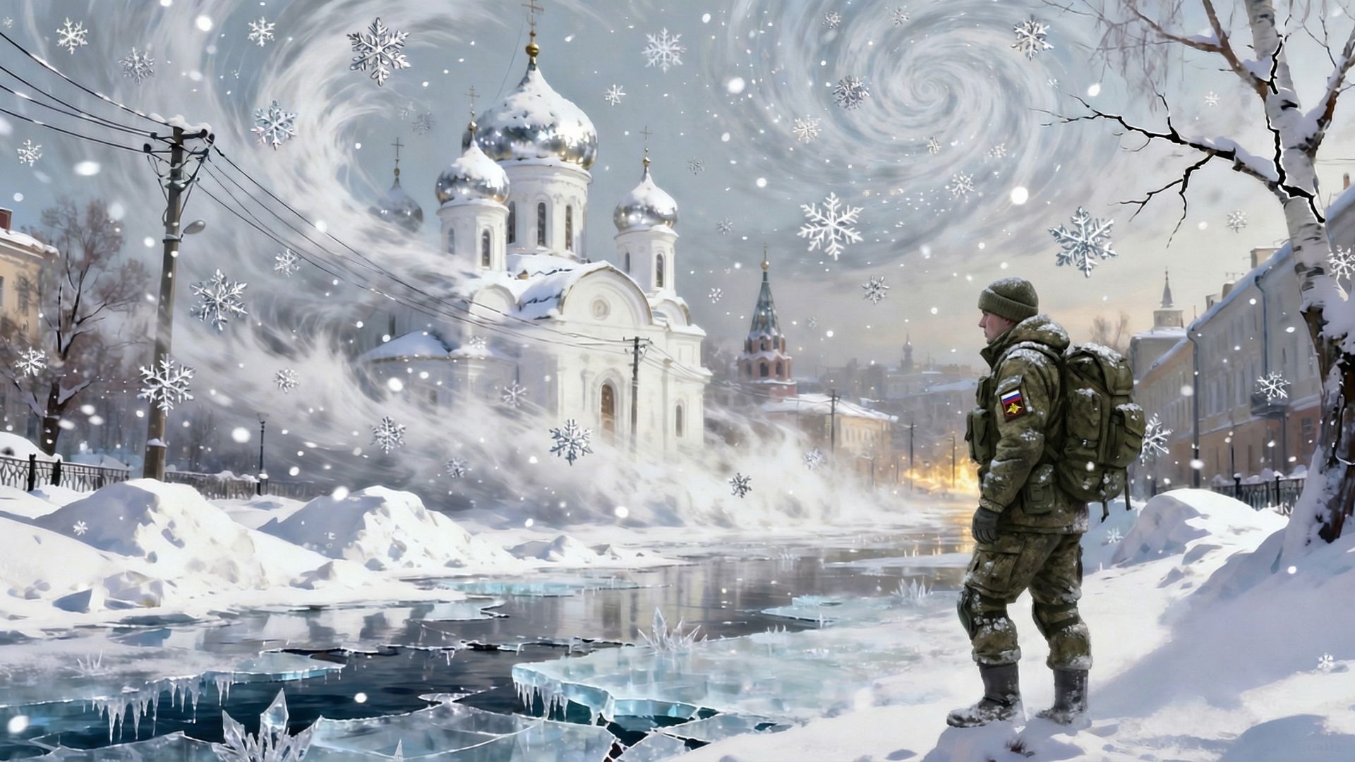 Белая метель - Русская зима - 1