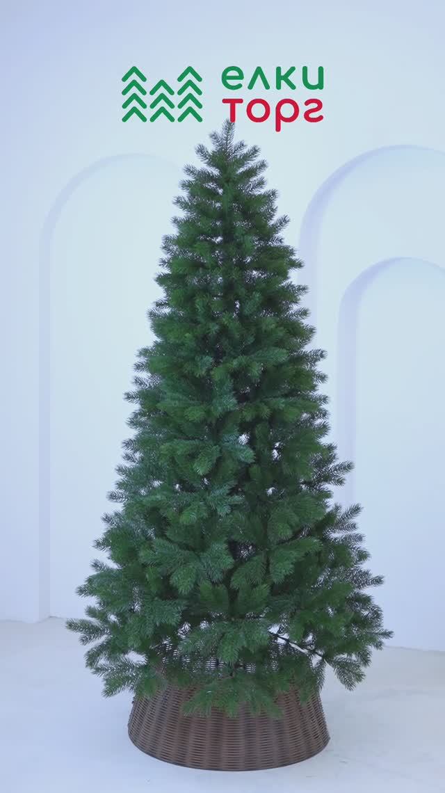 Обзор на искусственную ель "Суздальская" из 100% литой хвои, ЕлкиТорг
