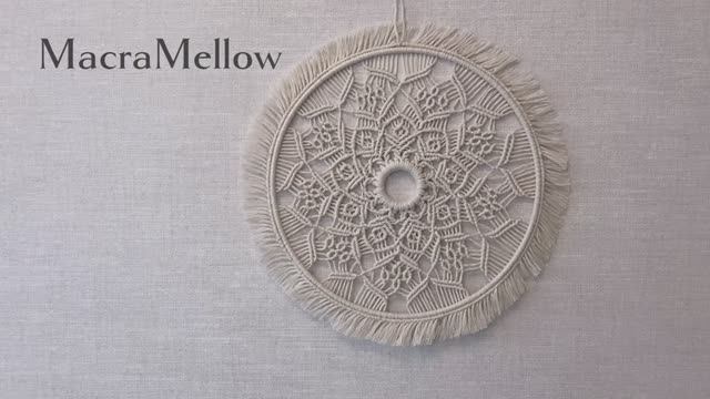 Мандала макраме своими руками – пошаговый видео мастер‑класс