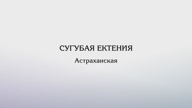 Сугубая ектения — Астраханская