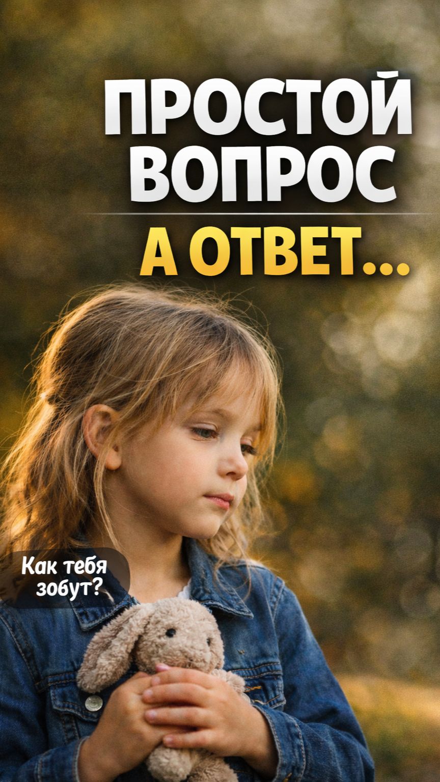 Простые вопросы. Как ребенок аутист на них отвечает.