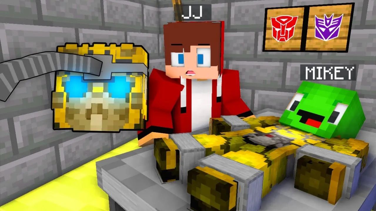 Джей Джей разоблачил Шмеля - это оказался Майки. Майнкрафт Мультик