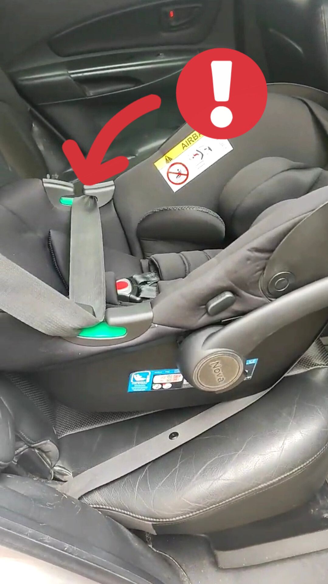 Проверка крепления автолюльки в машине