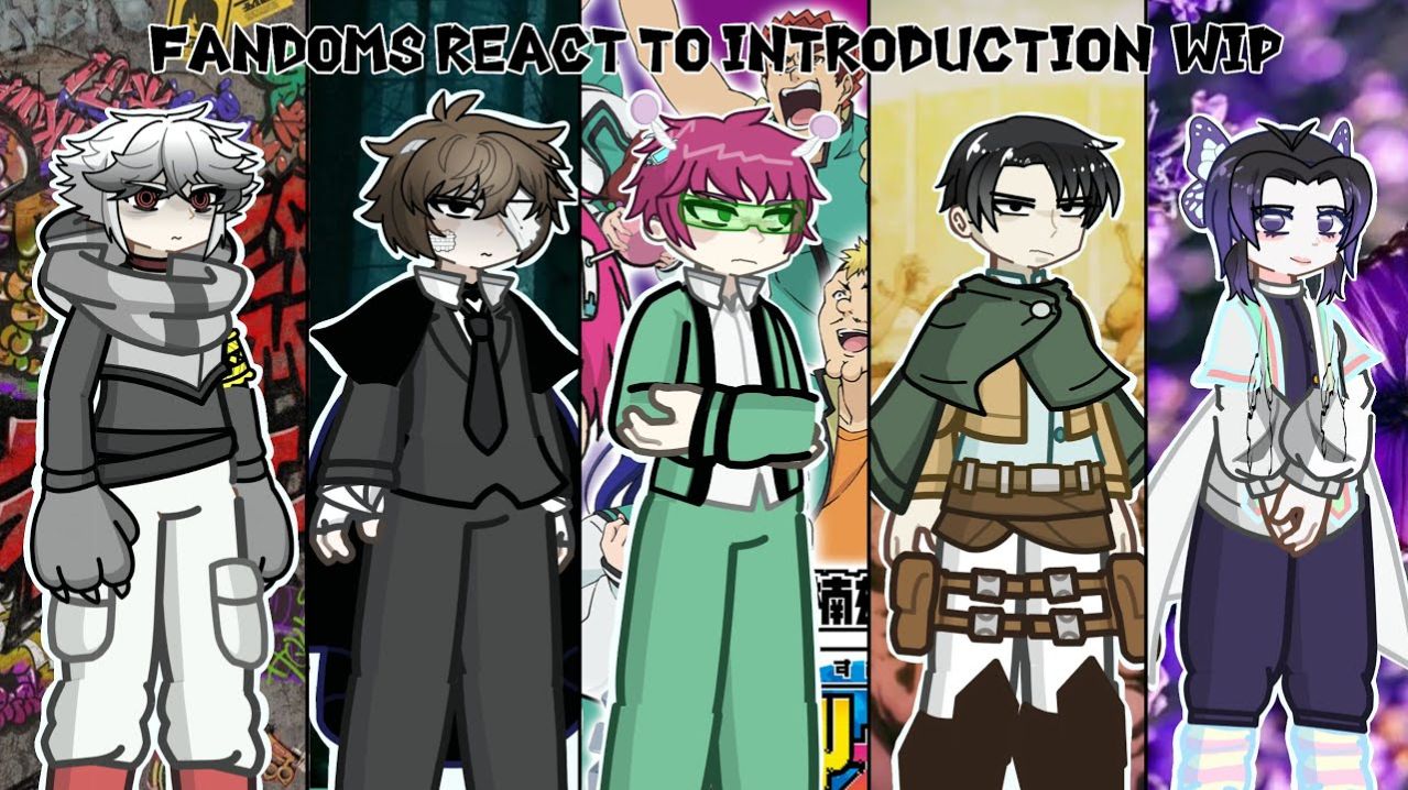 Реакция фандомов на Друг друга / Персонажи из разных вселенных / Гача реакция / Demon Slayer