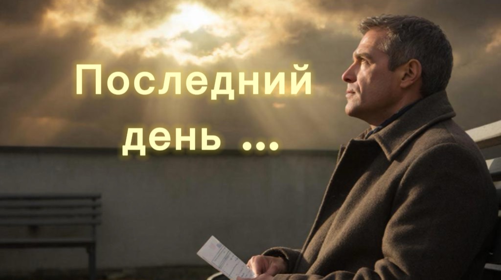 ПОСЛЕДНИЙ ДЕНЬ: ЧТО БЫ ТЫ СДЕЛАЛ, ЕСЛИ БЫ УЗНАЛ, ЧТО УМИРАЕШЬ?