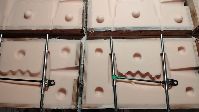 №18- Матрицы  ручек №1,№2,№3 перед заливкой пластиком.