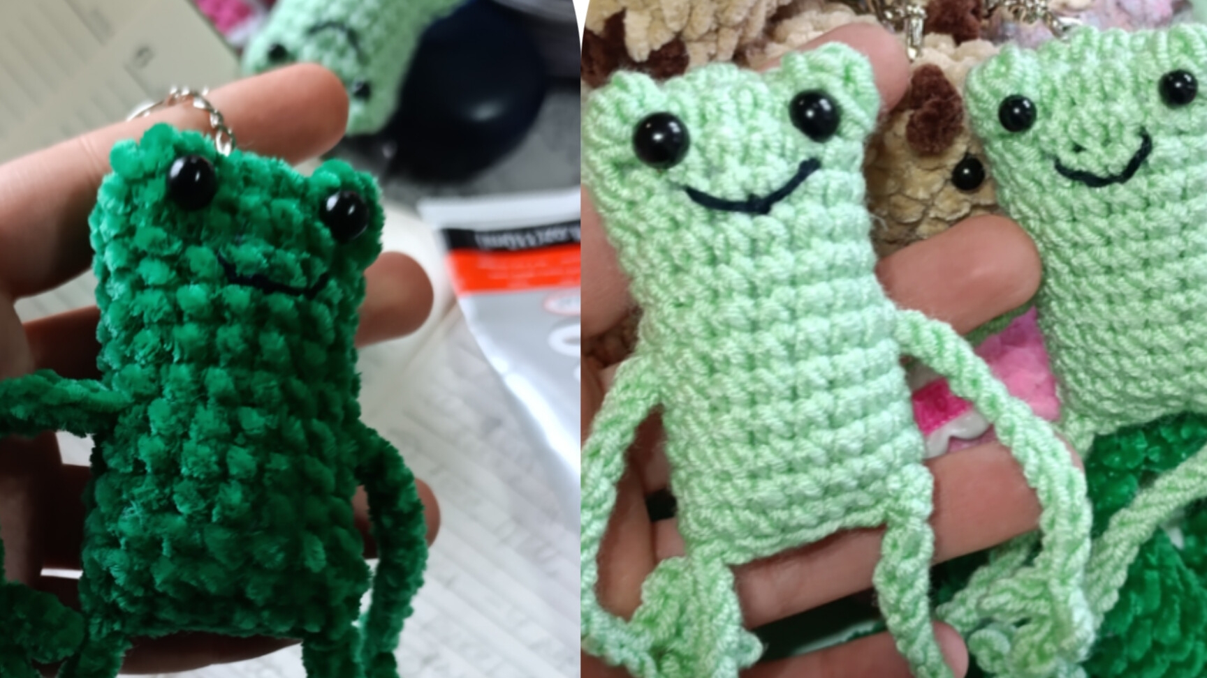 Лягушки с длинными конечностями крючком.