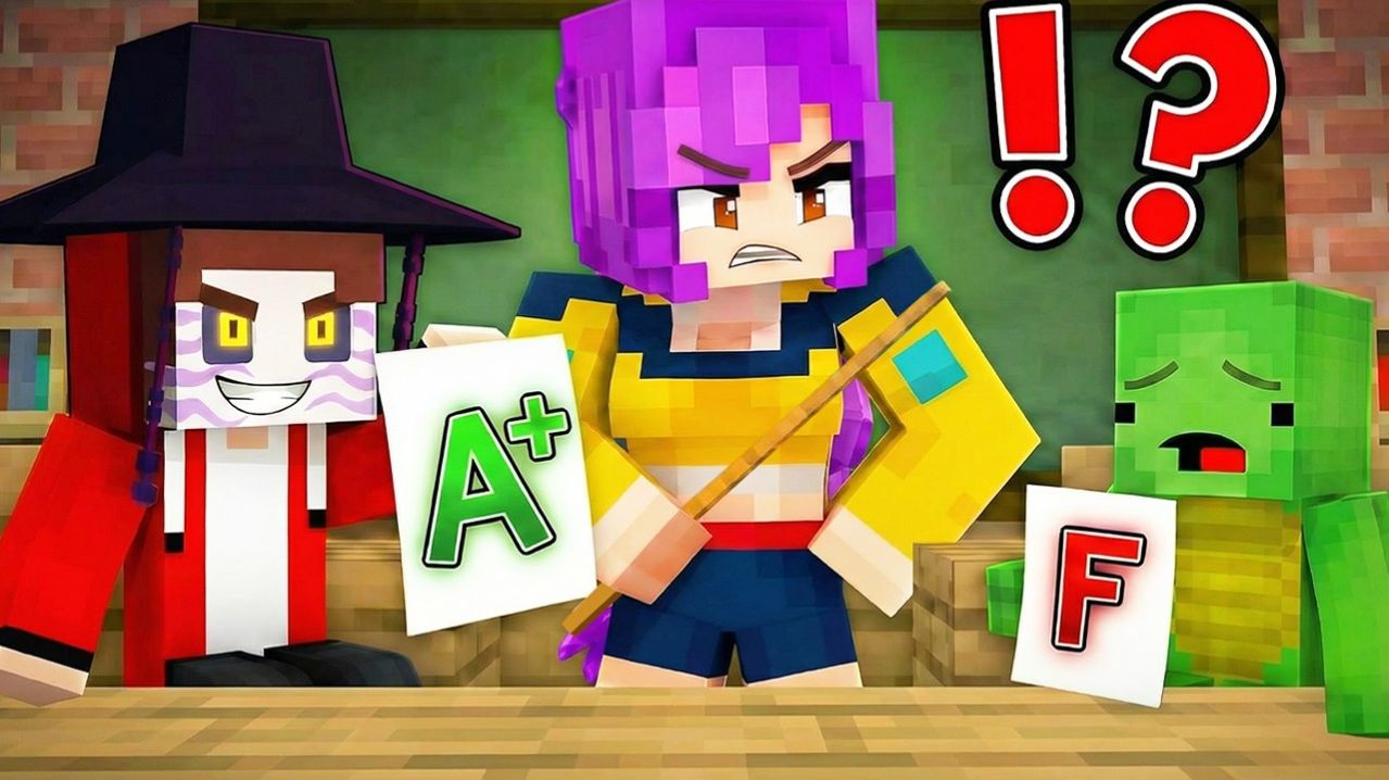 РУМИ СТАЛА УЧИТЕЛЬНИЦЕЙ ДЖЕЙ ДЖЕЯ И МАЙКИ - МУЛЬТИКИ ПРО МАЙНКРАФТ