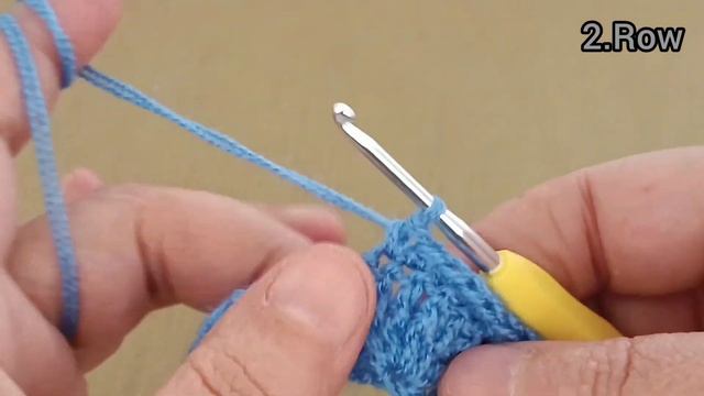 041. Идеально легко! всего 2 ряда зимнего вязания крючком для начинающих вязание одежды крючком
