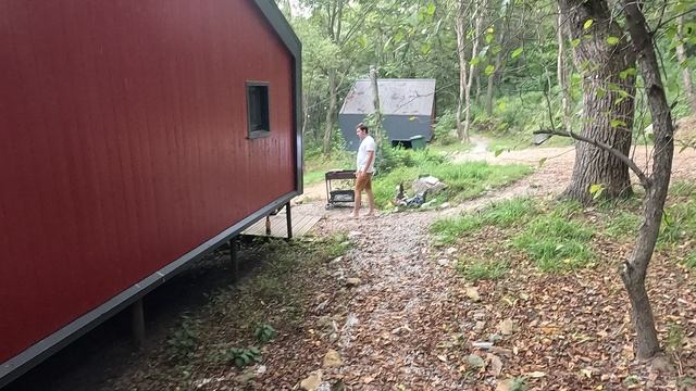 Между домиками 🇷🇺 | Семья готовит шашлык