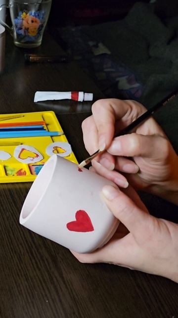 Закулисье /Роспись кашпо акрилом🪄