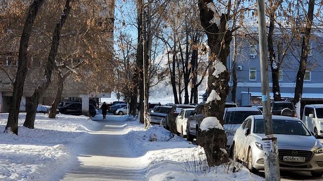 Февраль р.Ангара парит