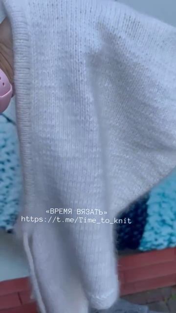 Обзор вязаный объемный капор