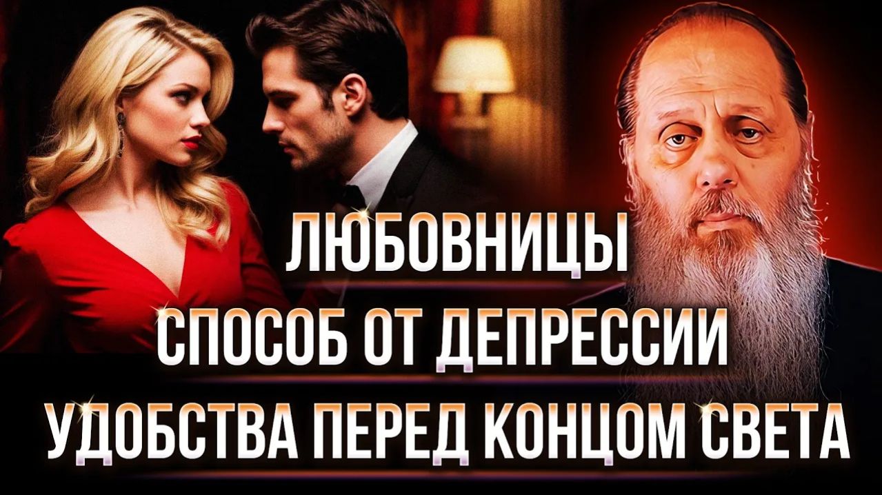 Любвницы; способ от депрессии; удобства перед концом света. Ответы на вопросы.