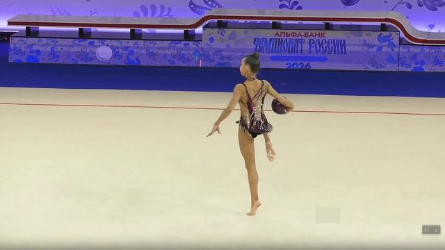 София Ильтерякова. Квалификация. ЧР 2026. Мяч